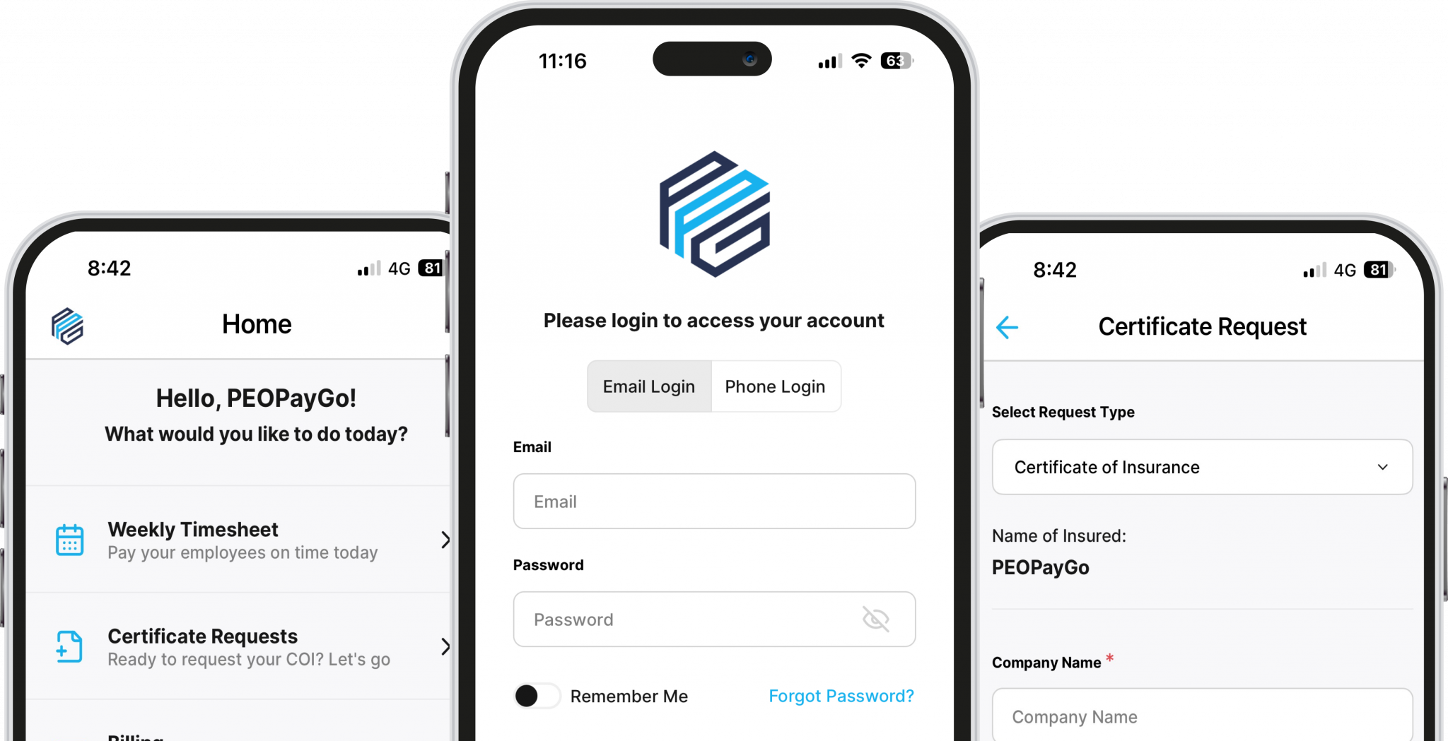 Download Mobile Payroll App - PEOPayGo on the Go